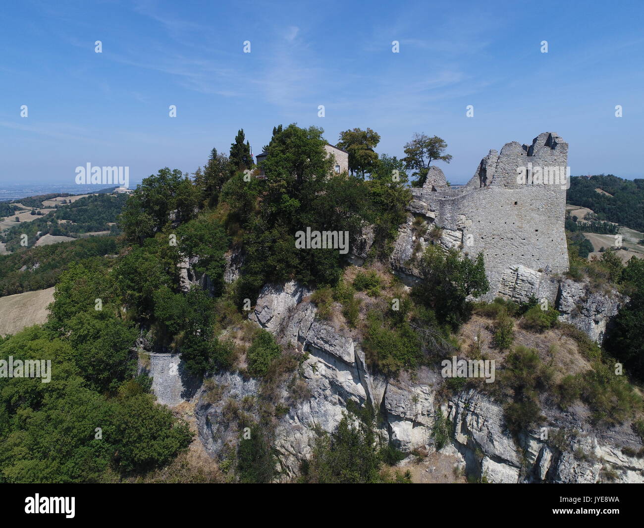 The Castle of Canossa, province of Reggio Emilia, northern Italy Stock ...