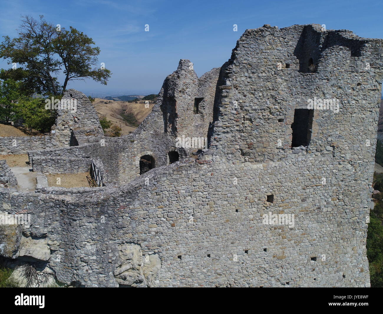 The Castle of Canossa, province of Reggio Emilia, northern Italy Stock ...