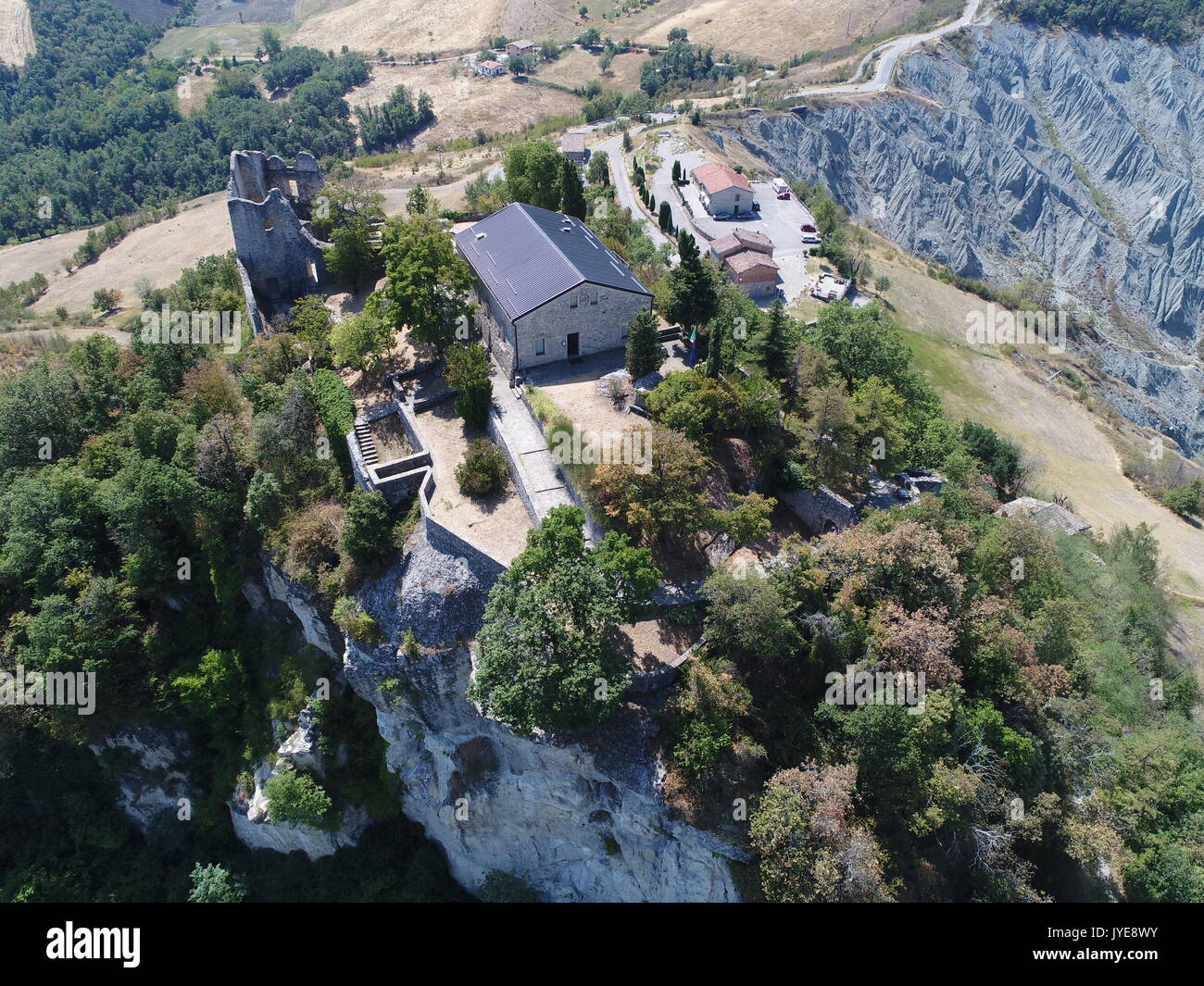 The Castle of Canossa, province of Reggio Emilia, northern Italy Stock ...