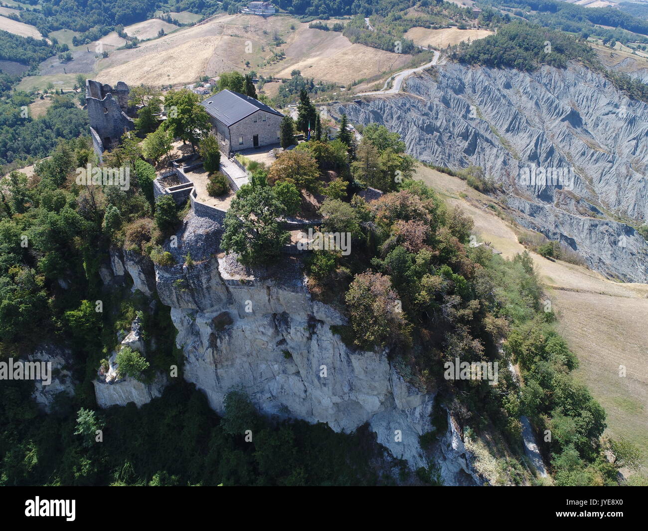 The Castle of Canossa, province of Reggio Emilia, northern Italy Stock ...