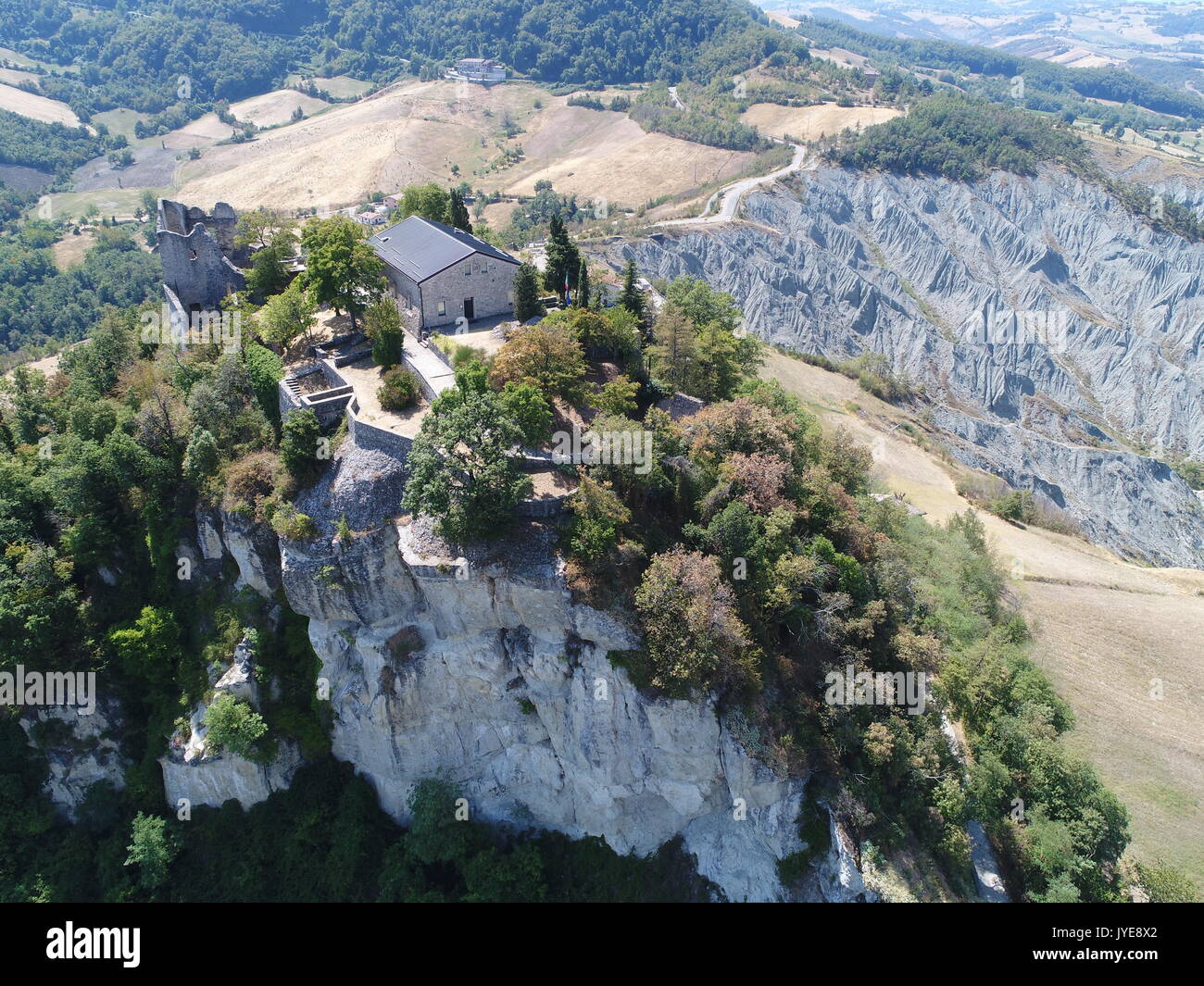 The Castle of Canossa, province of Reggio Emilia, northern Italy Stock ...