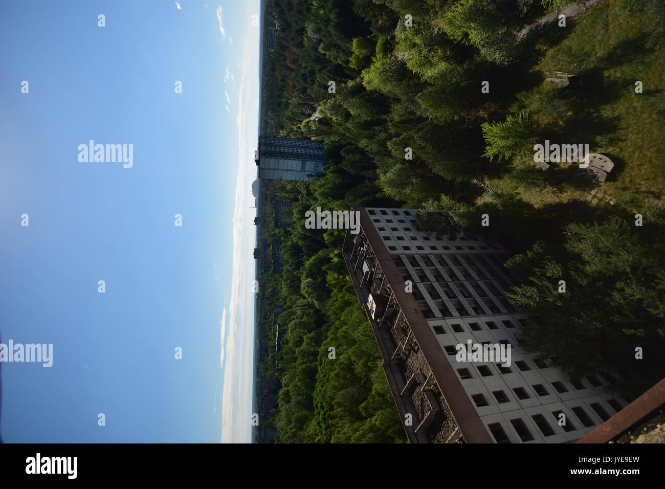 Abandoned City Chernobyl Nuclear Exclusion Zone Stock Photo - Alamy