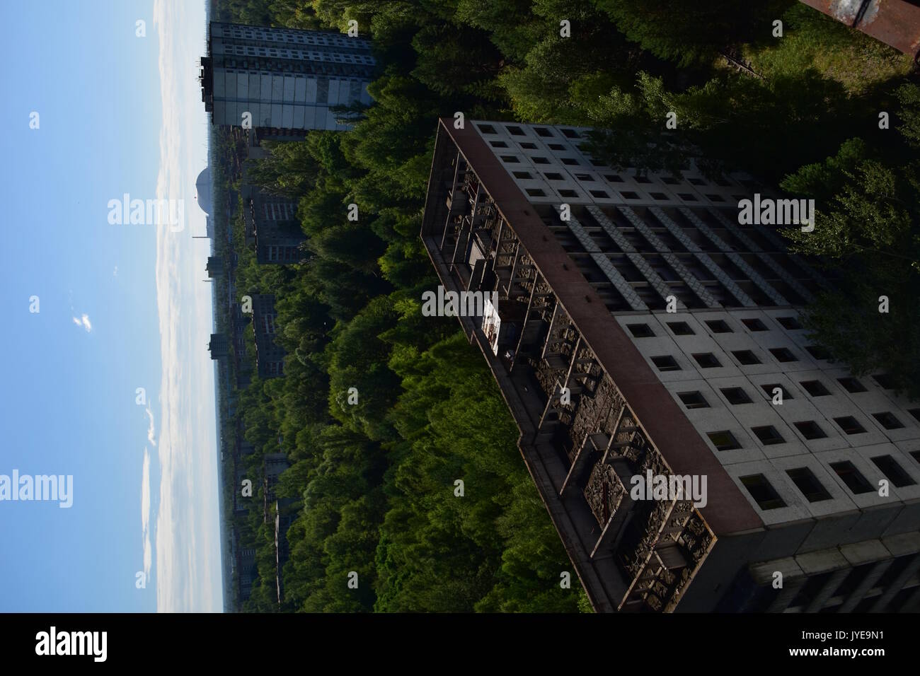 Abandoned City Chernobyl Nuclear Exclusion Zone Stock Photo - Alamy