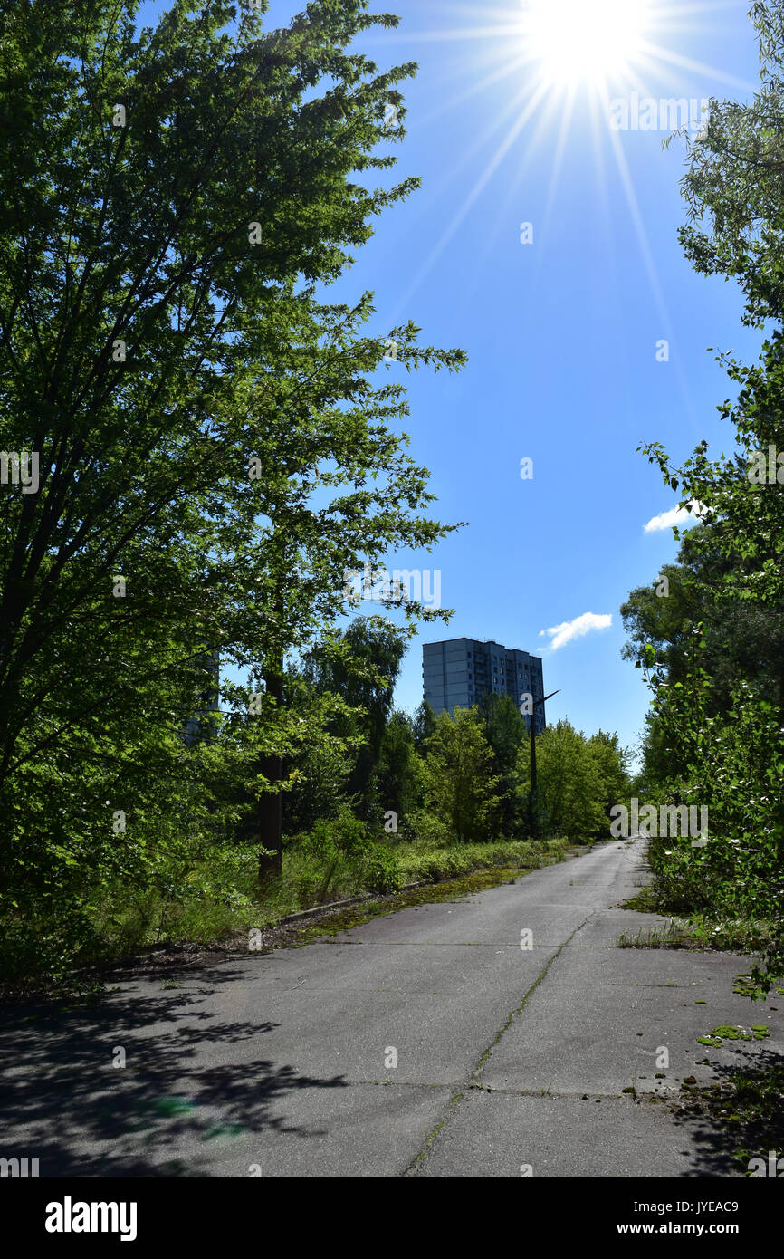 Abandoned City Chernobyl Nuclear Exclusion Zone Stock Photo - Alamy