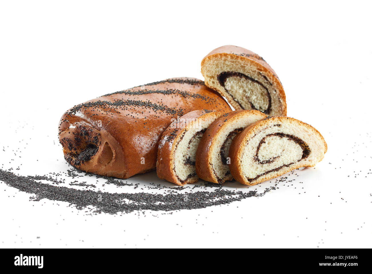 Delicious sweet pastry isolated on white Stock Photo - Alamy