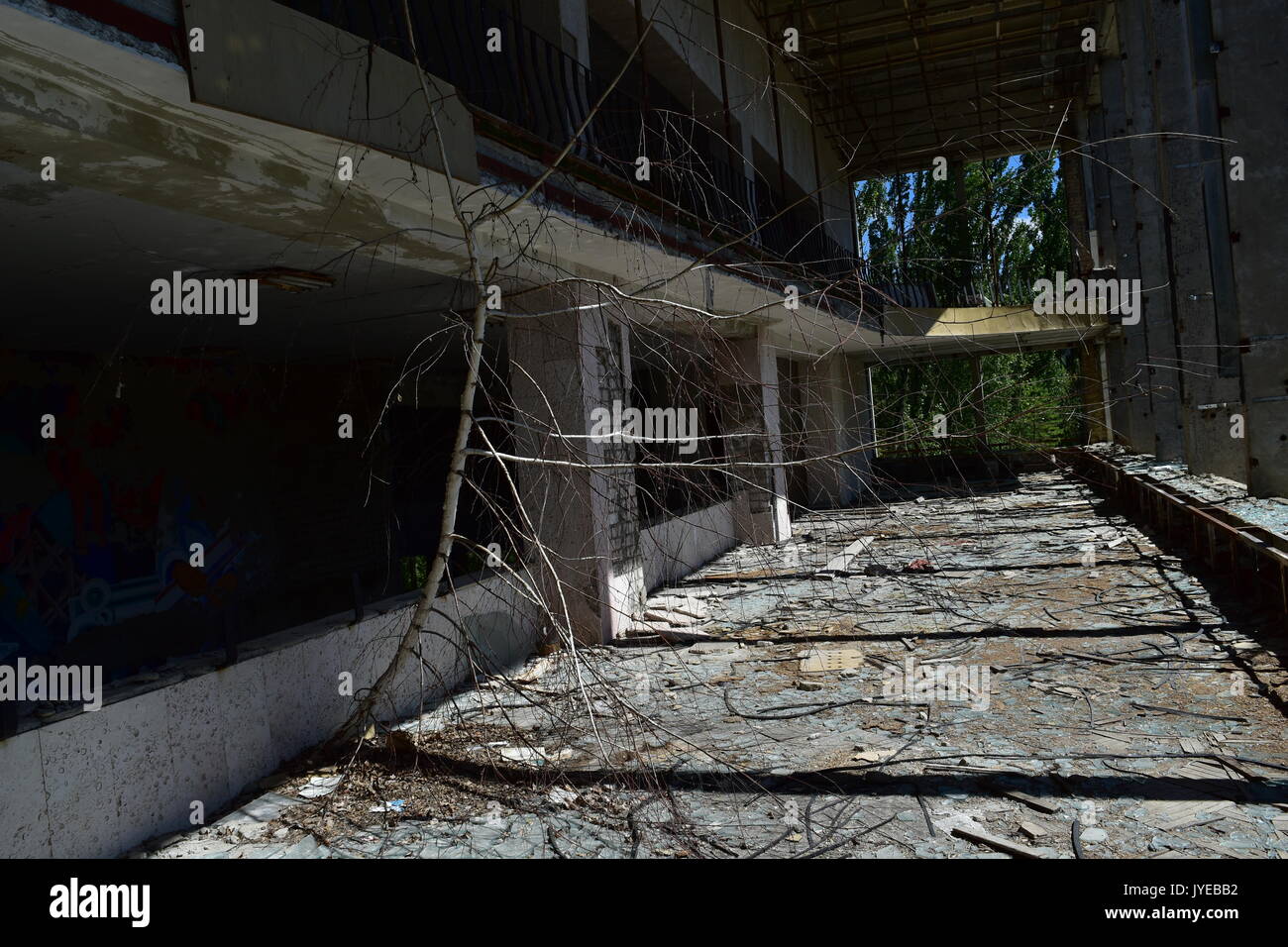 Abandoned City Chernobyl Nuclear Exclusion Zone Stock Photo - Alamy