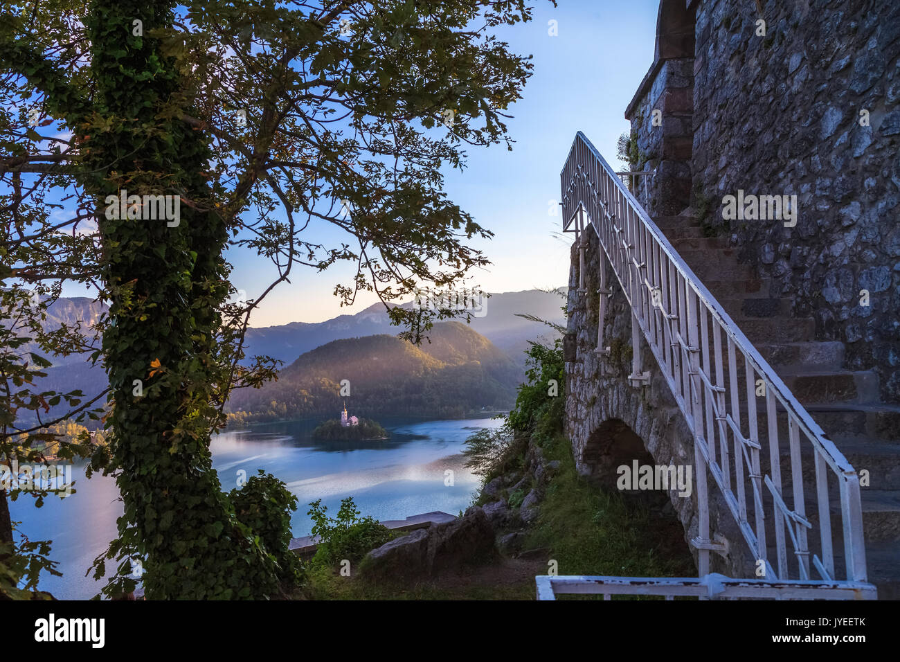 Lake Bled, in Slovenia Stock Photo - Alamy
