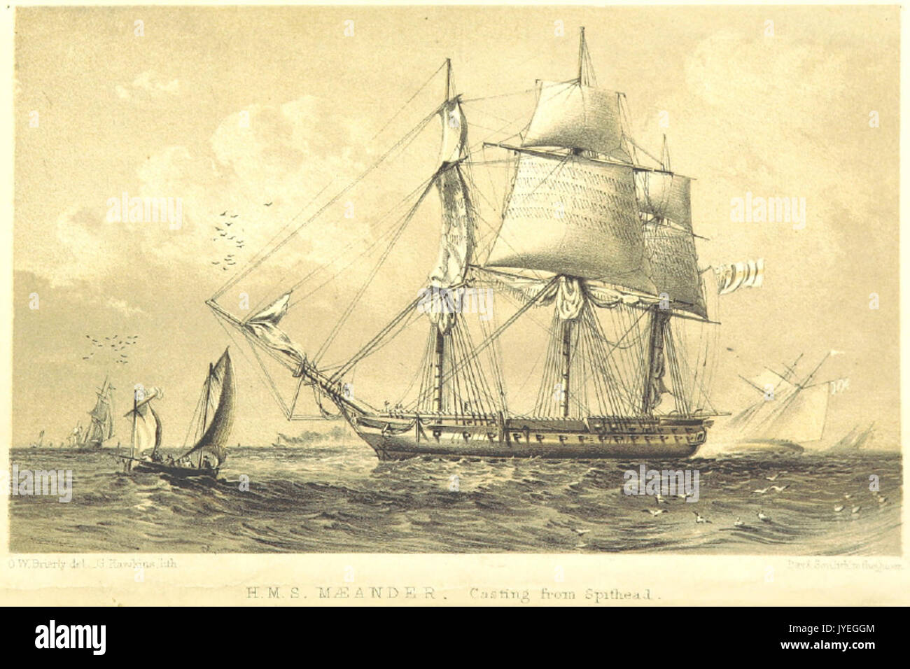 KEPPEL(1853) HMS MEANDER Stock Photo - Alamy