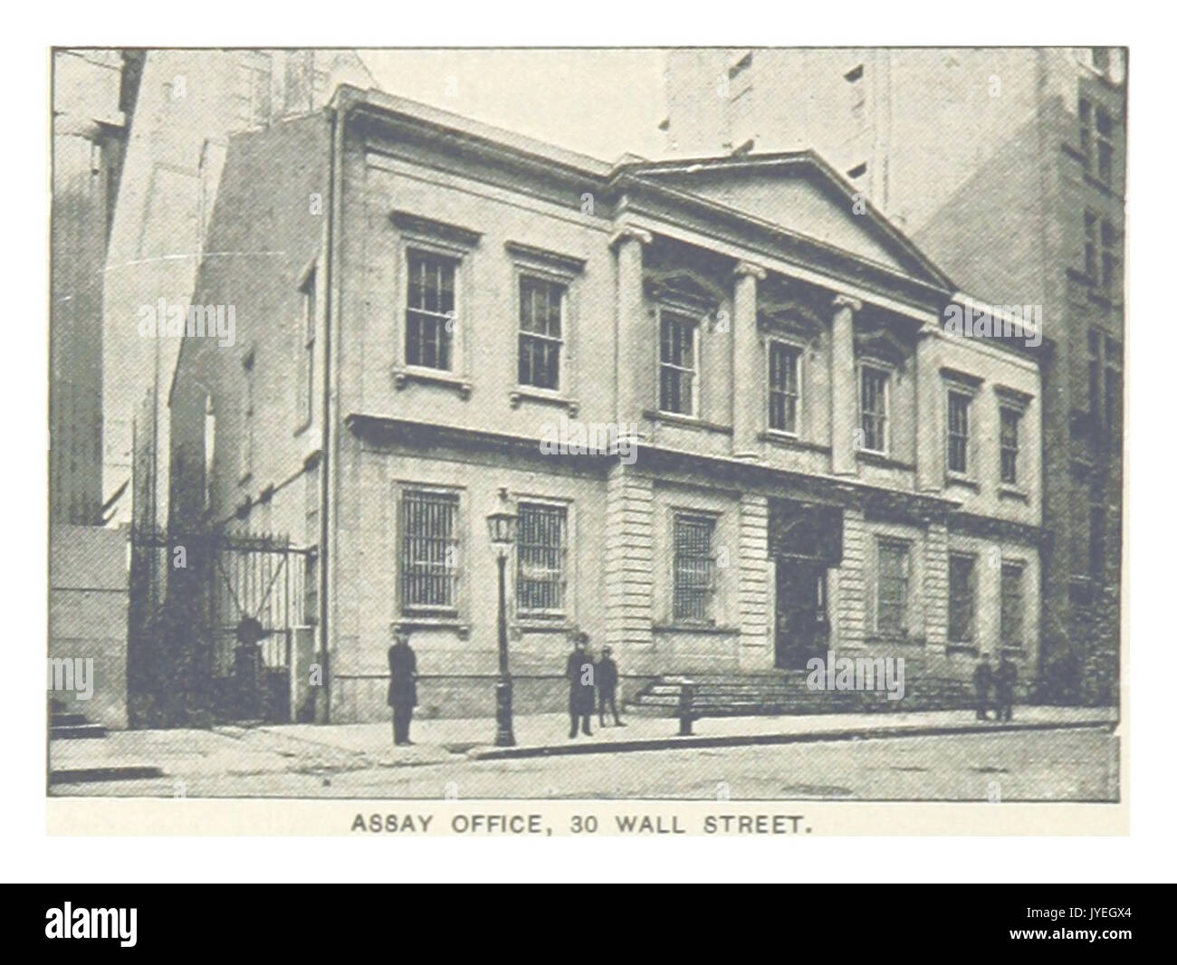 (King1893NYC) pg706 ASSAY OFFICE, 30 WALL STREET Stock Photo - Alamy