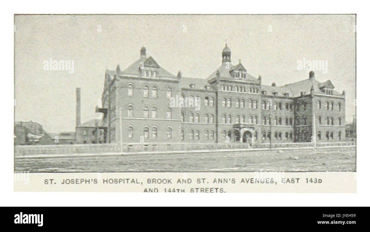 (King1893NYC) pg483 ST. JOSEPH'S HOSPITAL, BROOK AND ST. ANN'S AVENUES ...