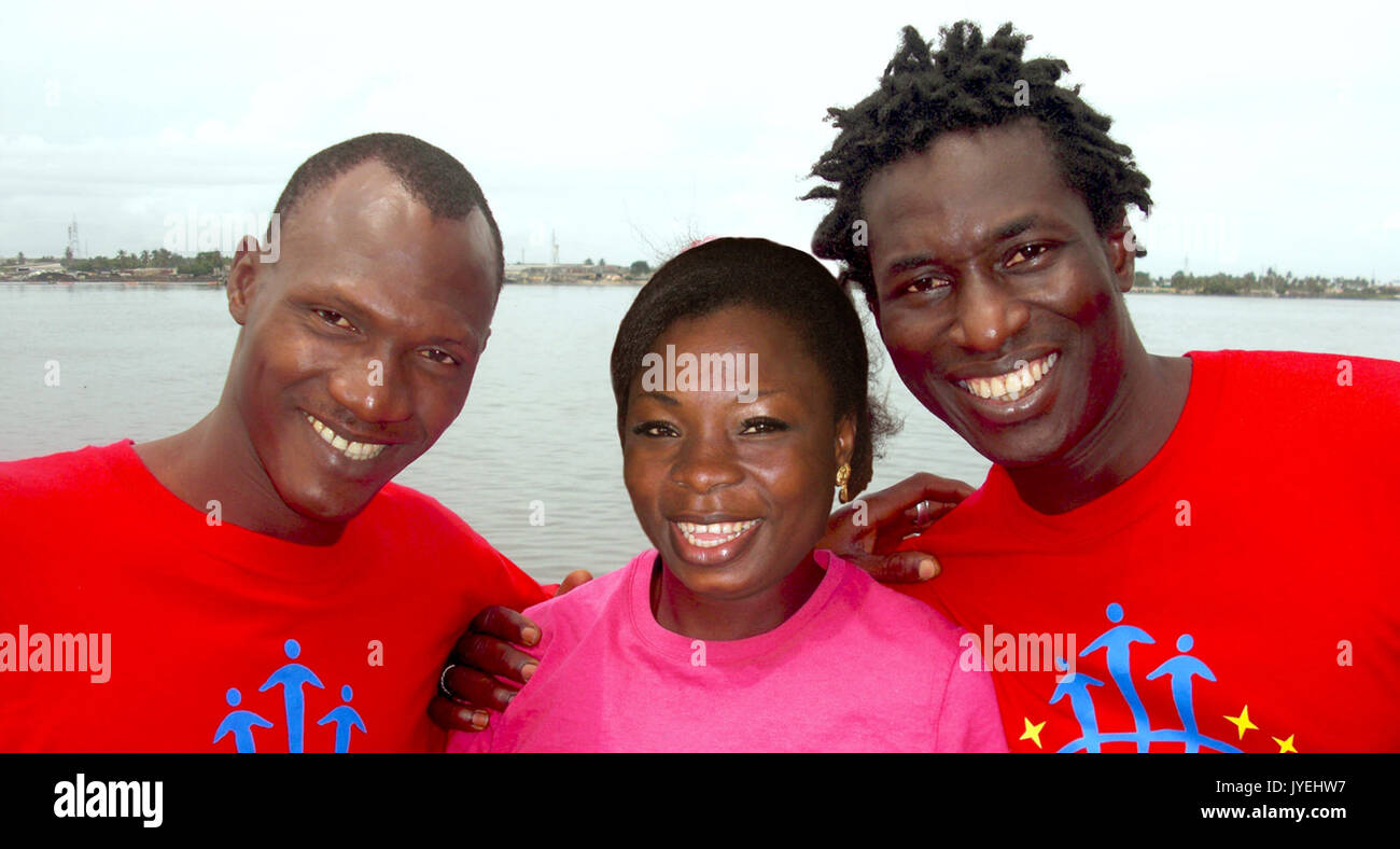 With members of his band hi-res stock photography and images - Alamy