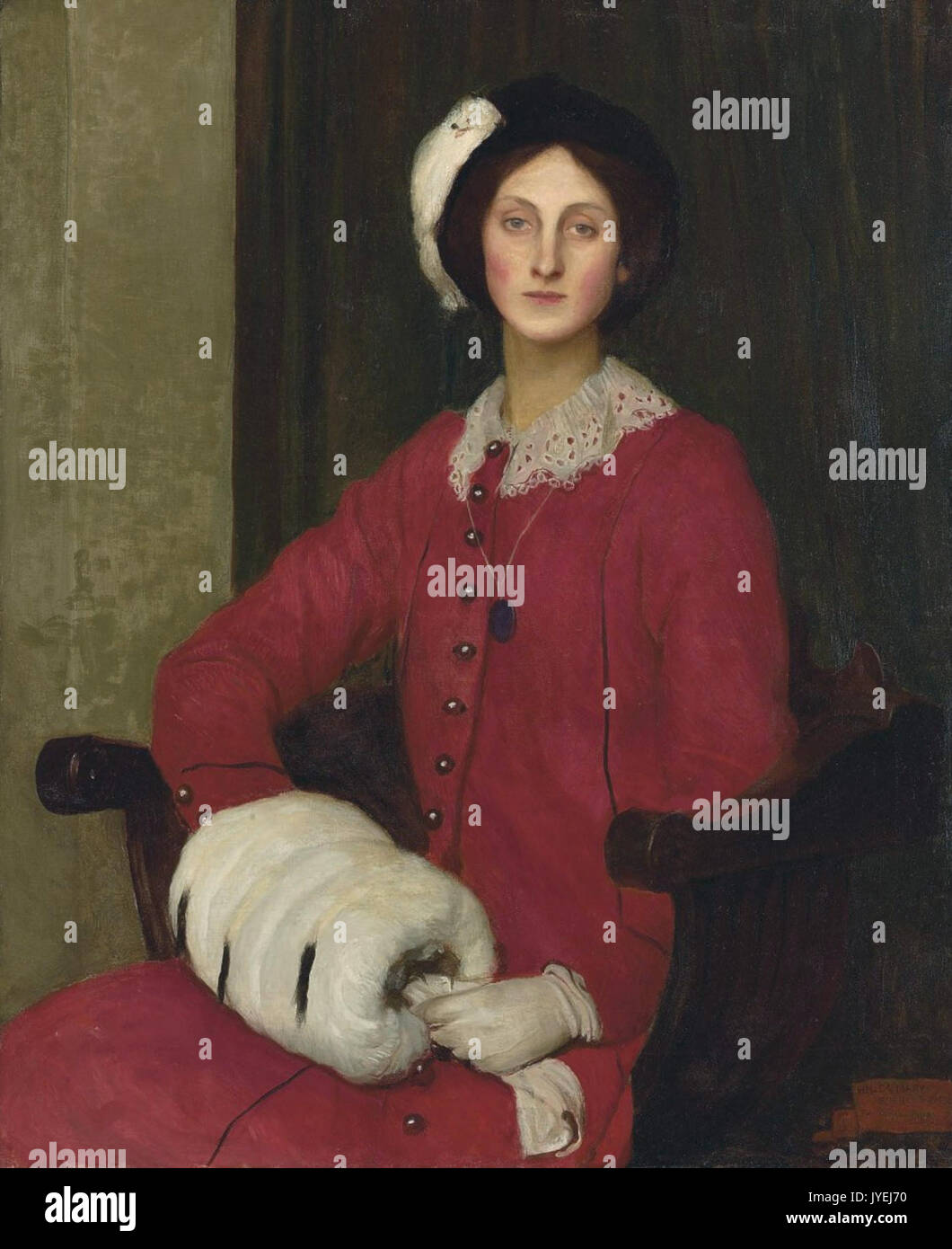 George Spencer Watson (1869 1934) Portrait of Hilda Spencer Watson ...