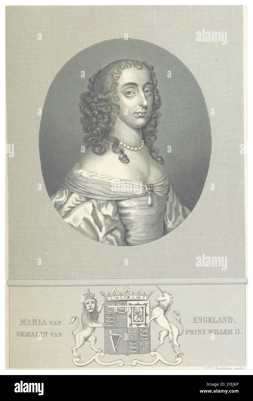 AREND(12) p425 MARIA VAN ENGELAND; GEMALIN VAN PRINS WILLEM II Stock ...
