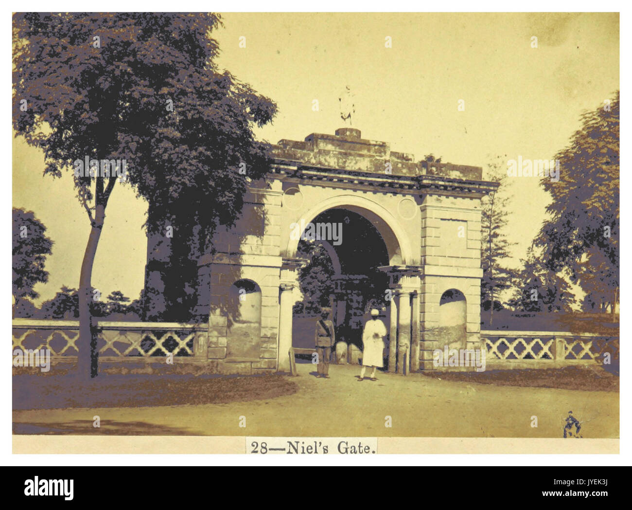 Lucknow Album (28) Niel's Gate Stock Photo - Alamy