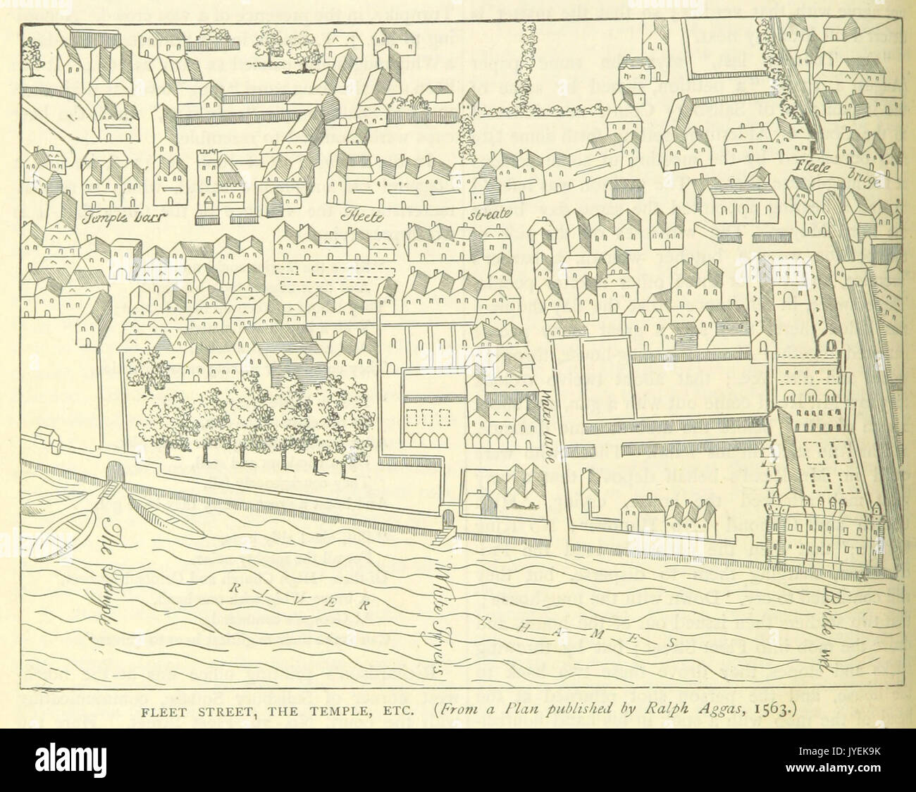 Fleet street london map hi-res stock photography and images - Alamy