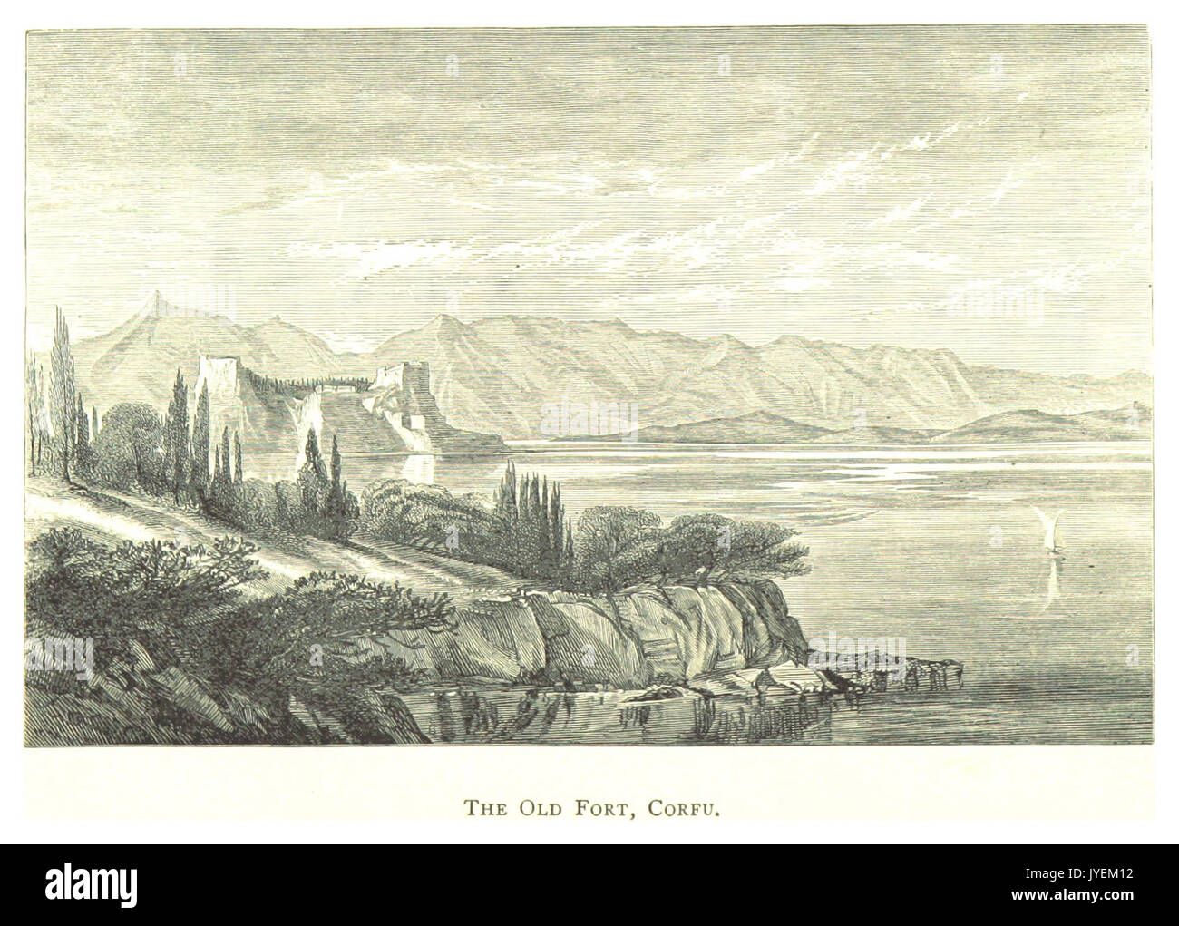 Old map of corfu hi-res stock photography and images - Alamy