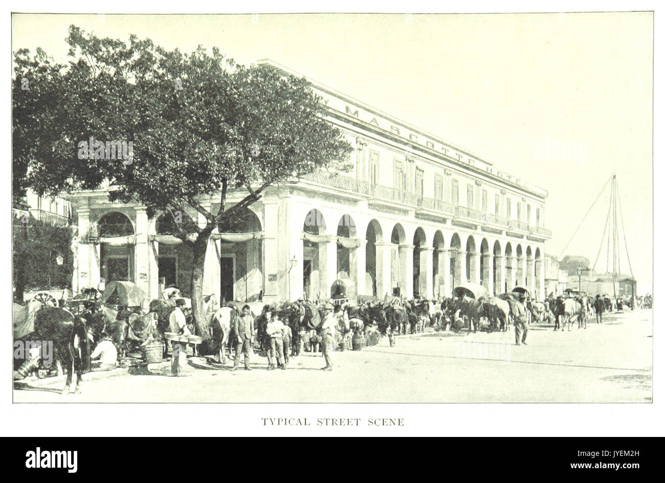 CLARK(1899) Cuba p055 TYPICAL STREET SCENE Stock Photo - Alamy