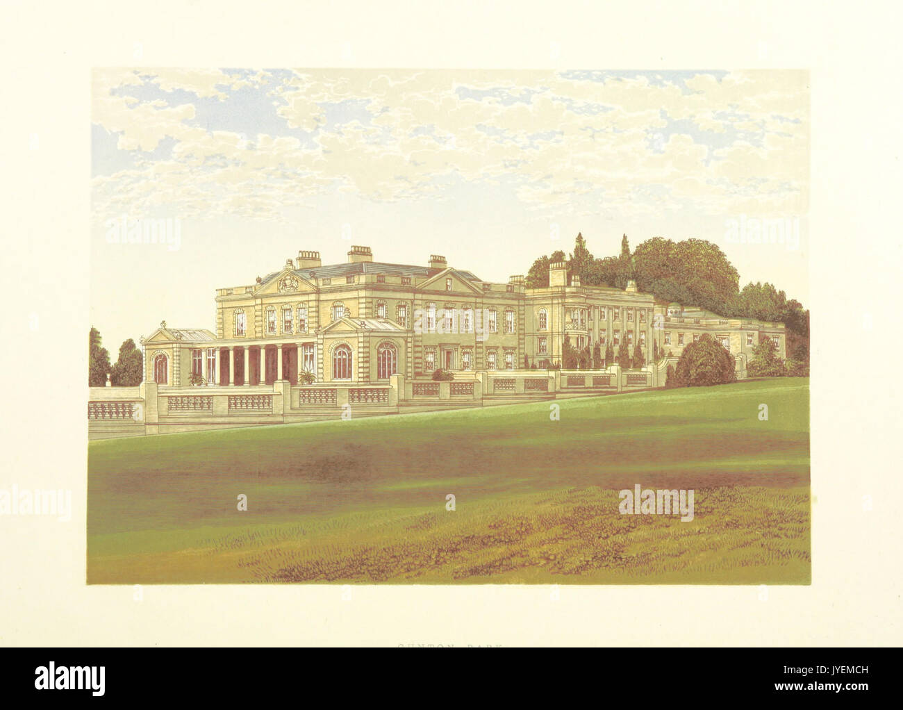 CS p4.292 Gunton Park, Norfolk Morris's County Seats, 1879 Stock Photo ...