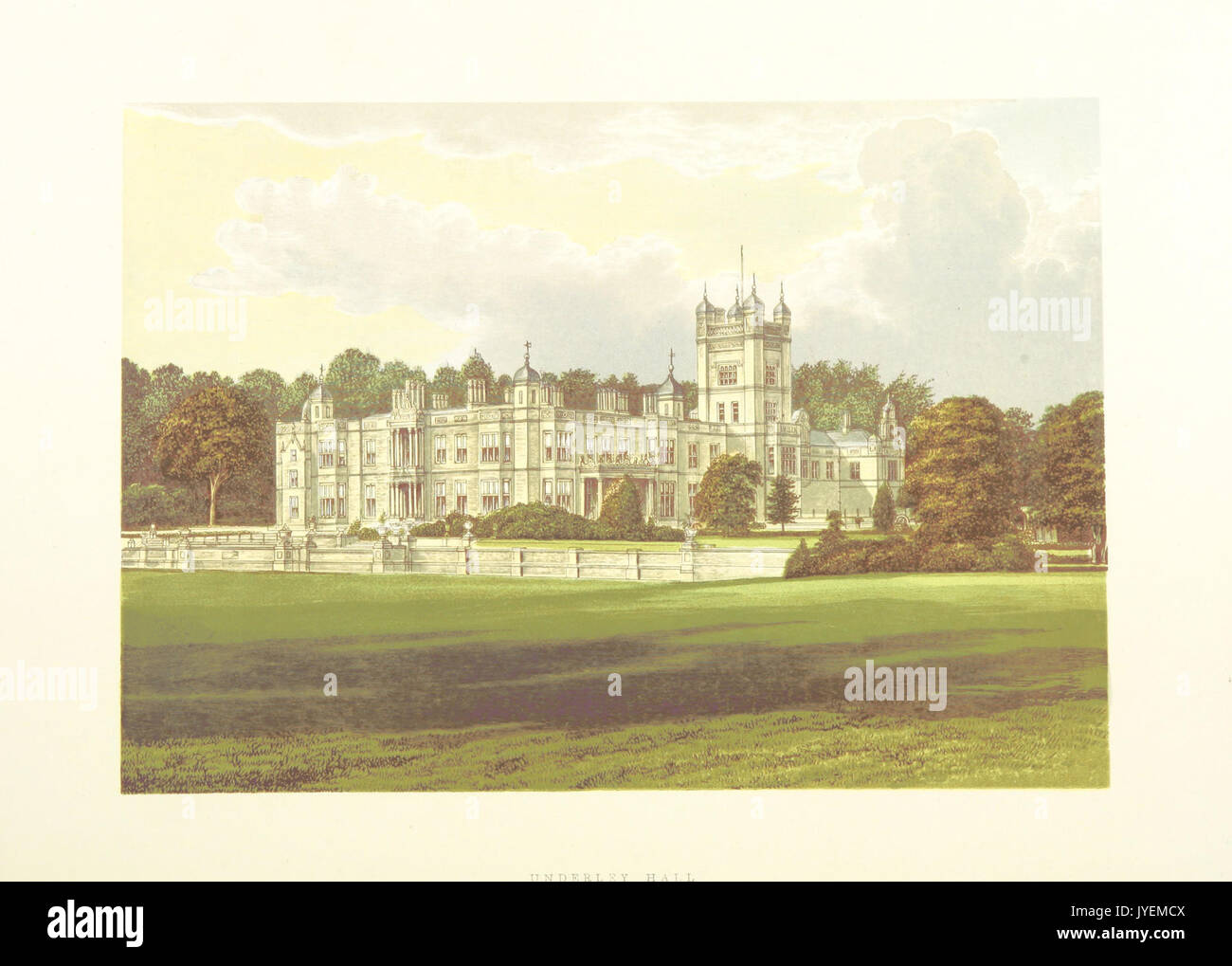 CS p4.320 Underley Hall, Westmorland Morris's County Seats, 1879 Stock ...