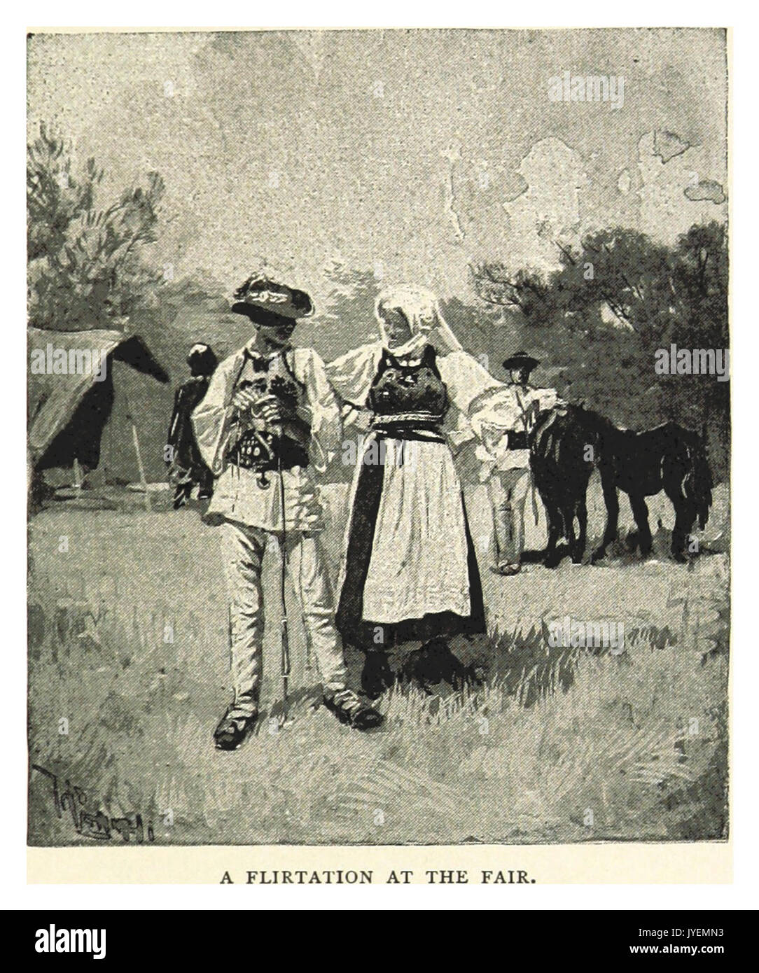 A flirtation hi-res stock photography and images - Alamy