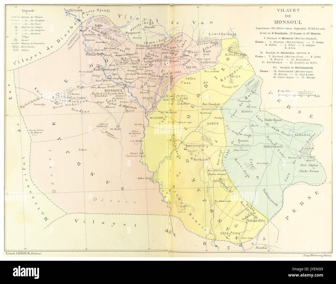Map of mosul hi-res stock photography and images - Alamy