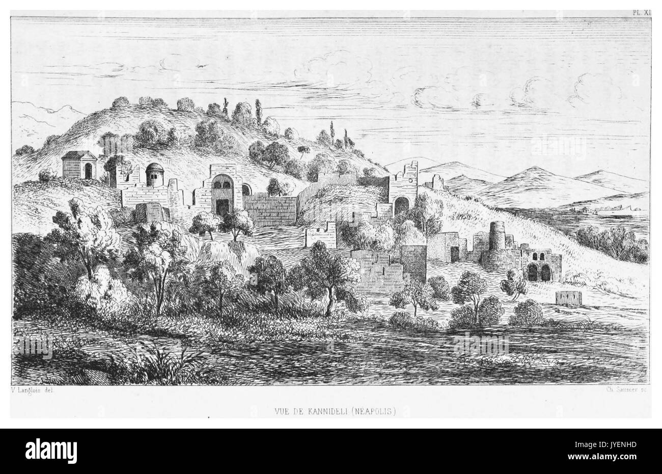 Neapolis map hi-res stock photography and images - Alamy