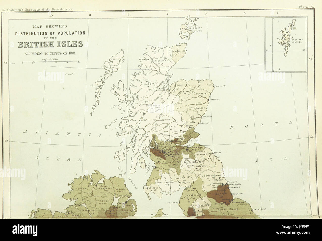 Population distribution map High Resolution Stock Photography and ...