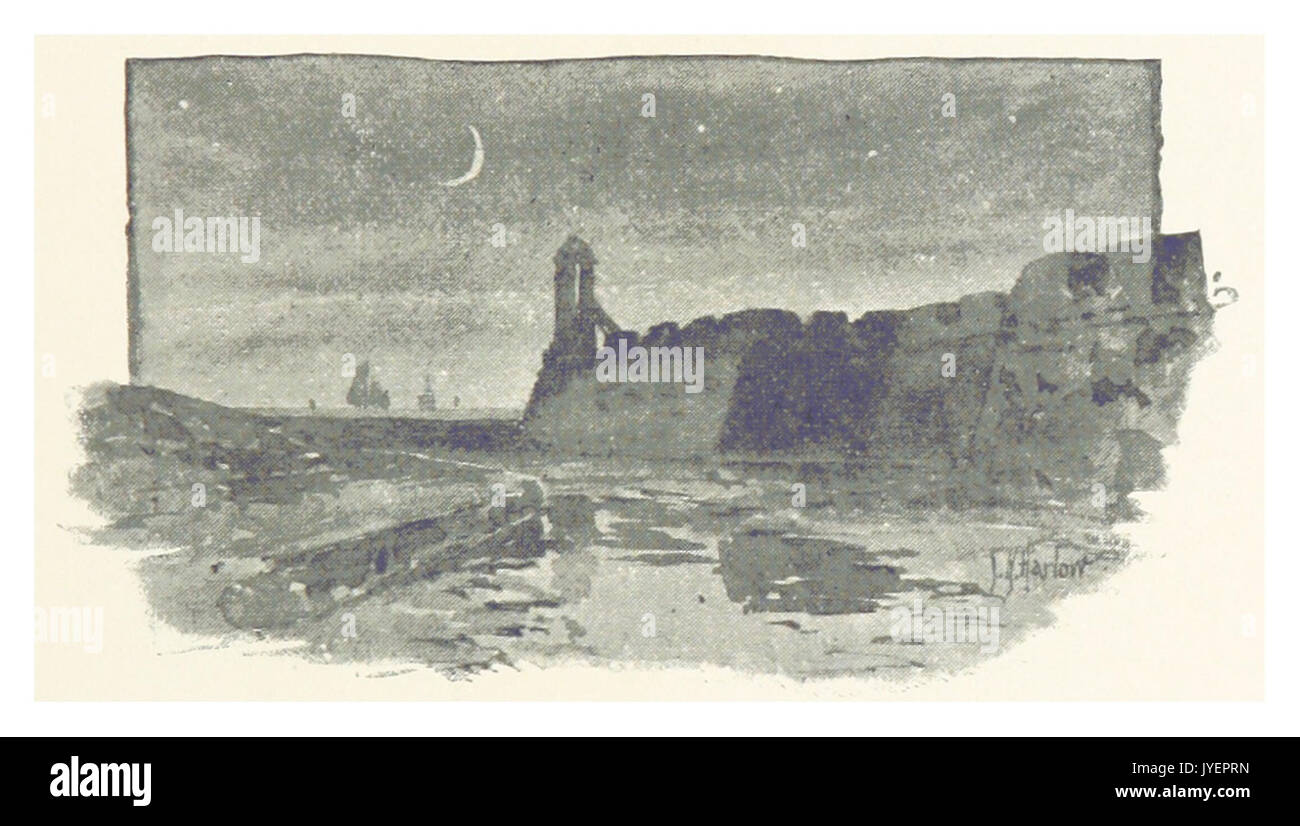 (Florida, 1889) p105 St. Augustine The Old Moat Stock Photo - Alamy