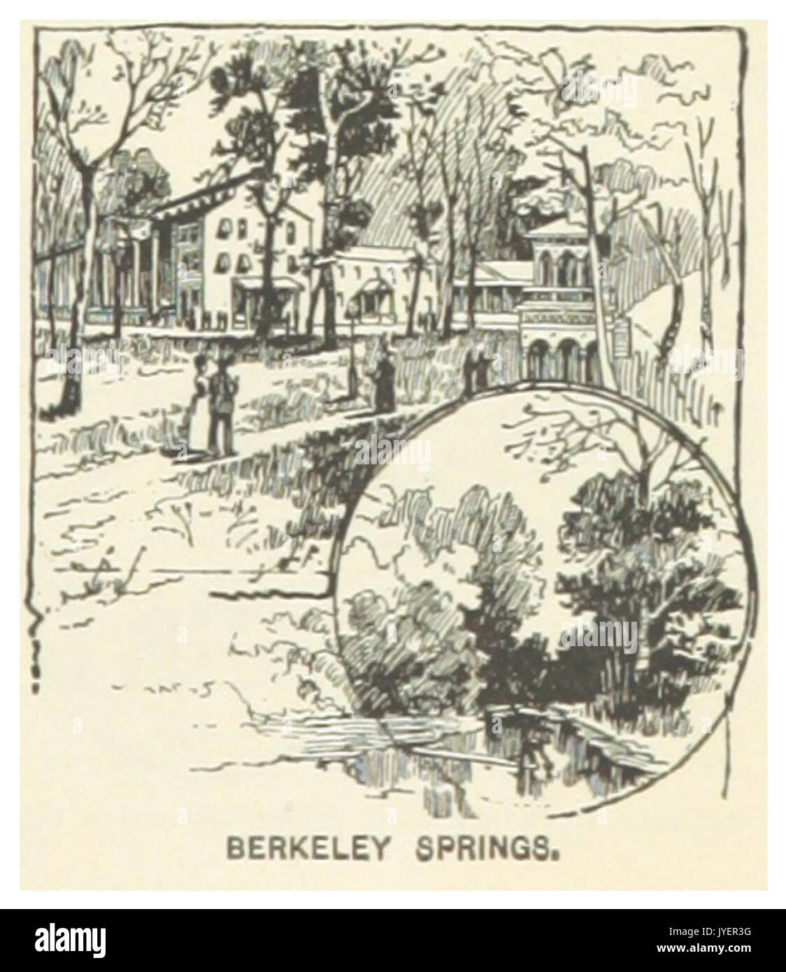 Map of berkeley springs hi-res stock photography and images - Alamy