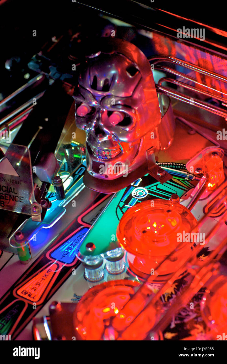 A rebuilt Terminator 2 pinball machine by Wayne Patrick Finn Melbourne ...