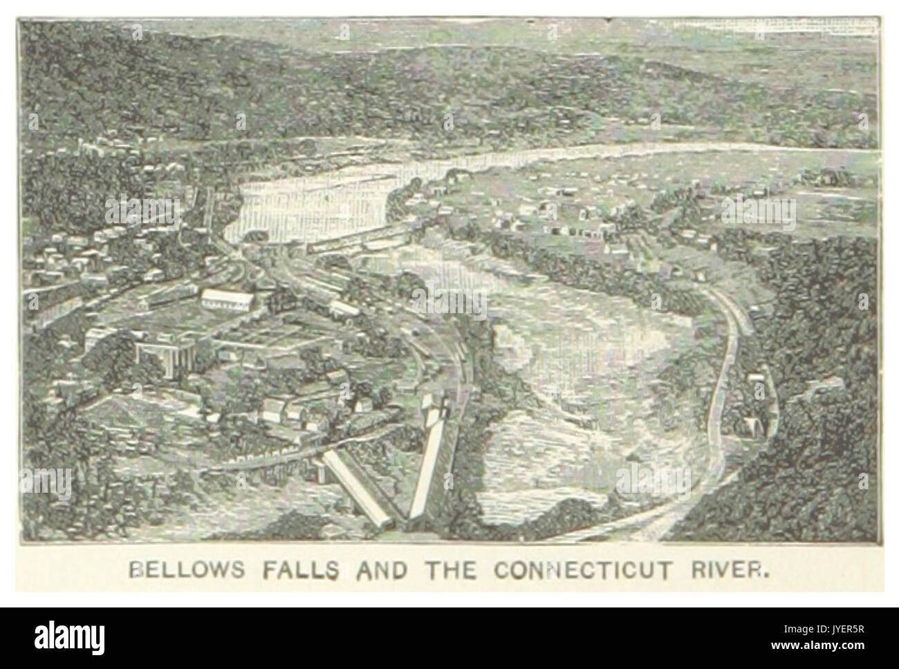Map of bellows falls hi-res stock photography and images - Alamy