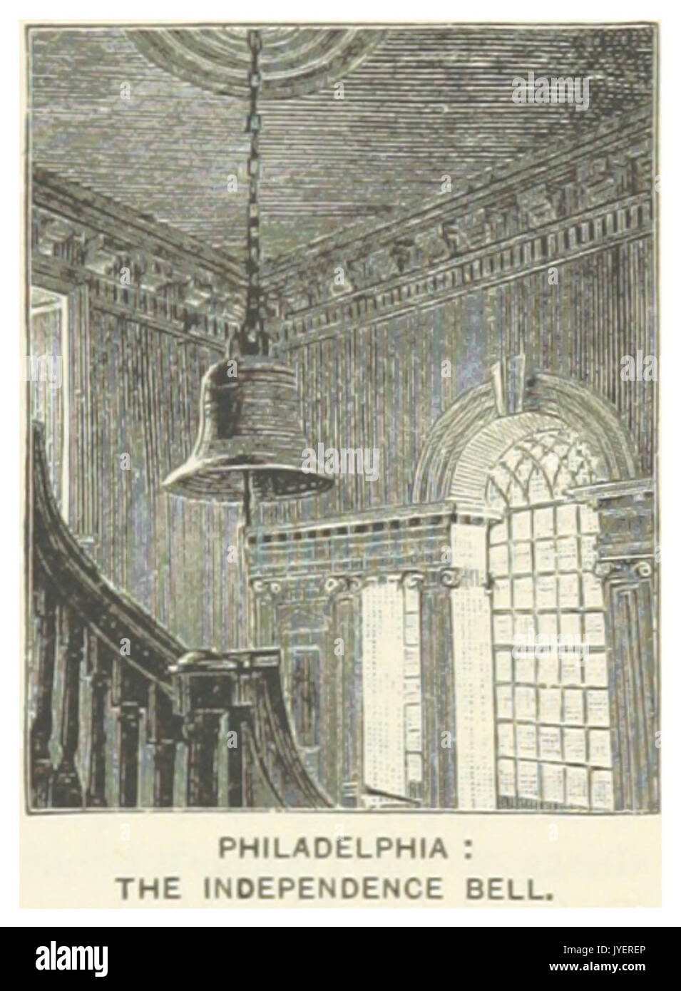 US PA(1891) p713 PHILADELPHIA, THE INDEPENDENCE BELL Stock Photo - Alamy