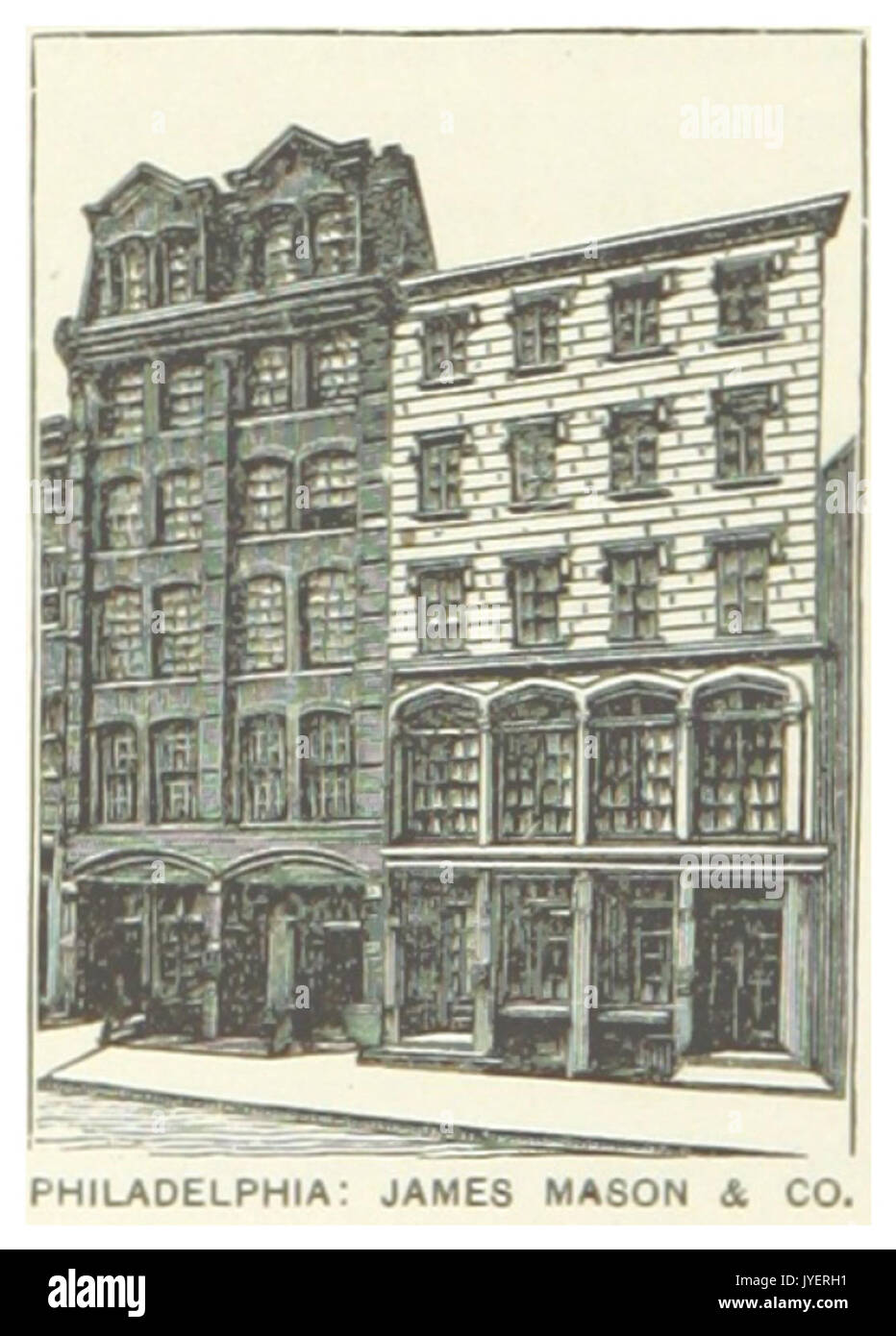 US PA(1891) p760 PHILADELPHIA, JAMES MASON & CO Stock Photo - Alamy