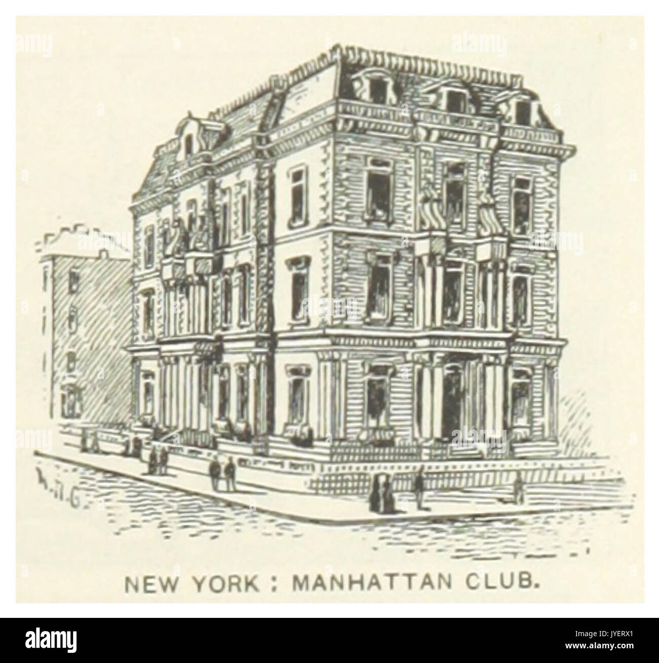 Manhattan 19th century Cut Out Stock Images & Pictures - Alamy