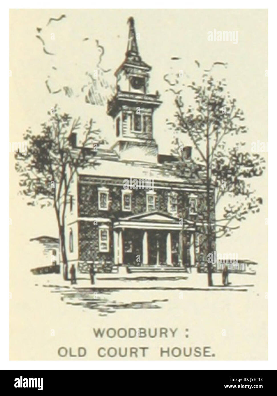 The old courthouse Cut Out Stock Images & Pictures - Alamy