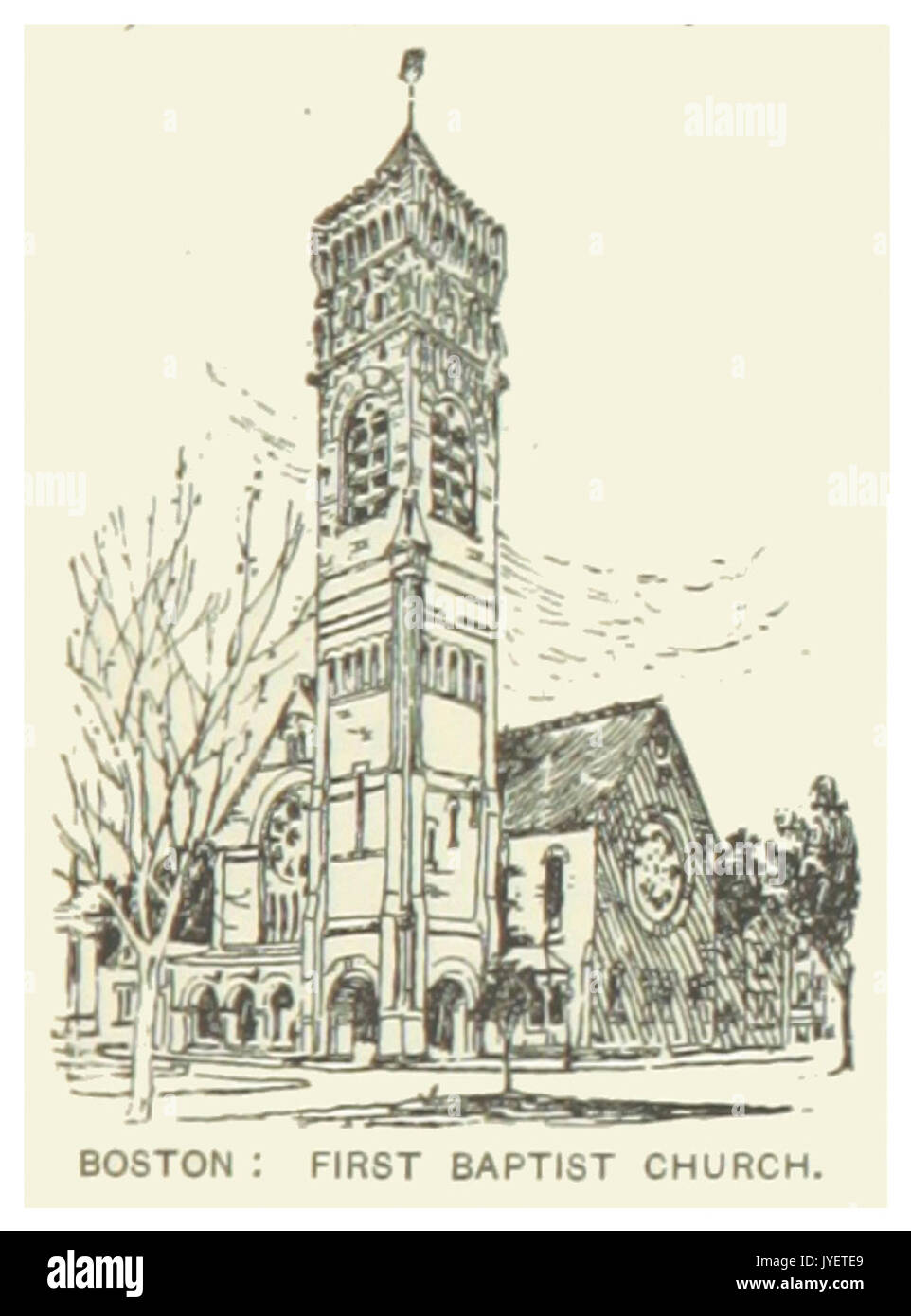 First church building Cut Out Stock Images & Pictures - Alamy