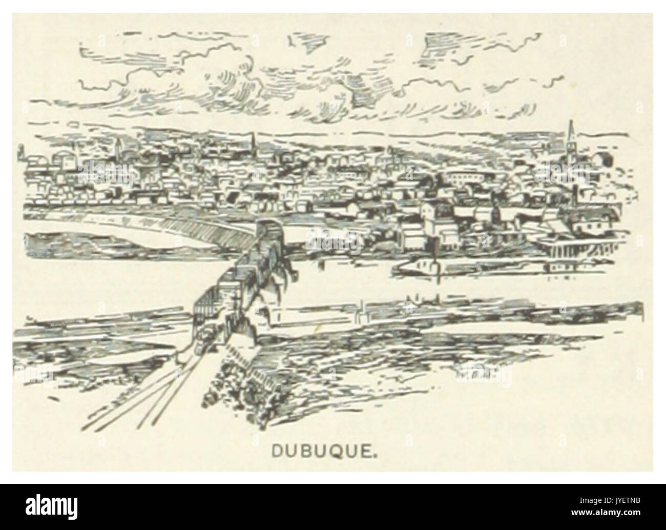 Map of dubuque hi-res stock photography and images - Alamy