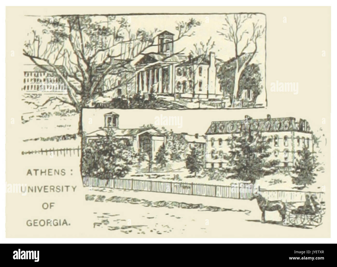 Us ga 1891 p189 athens hi-res stock photography and images - Alamy