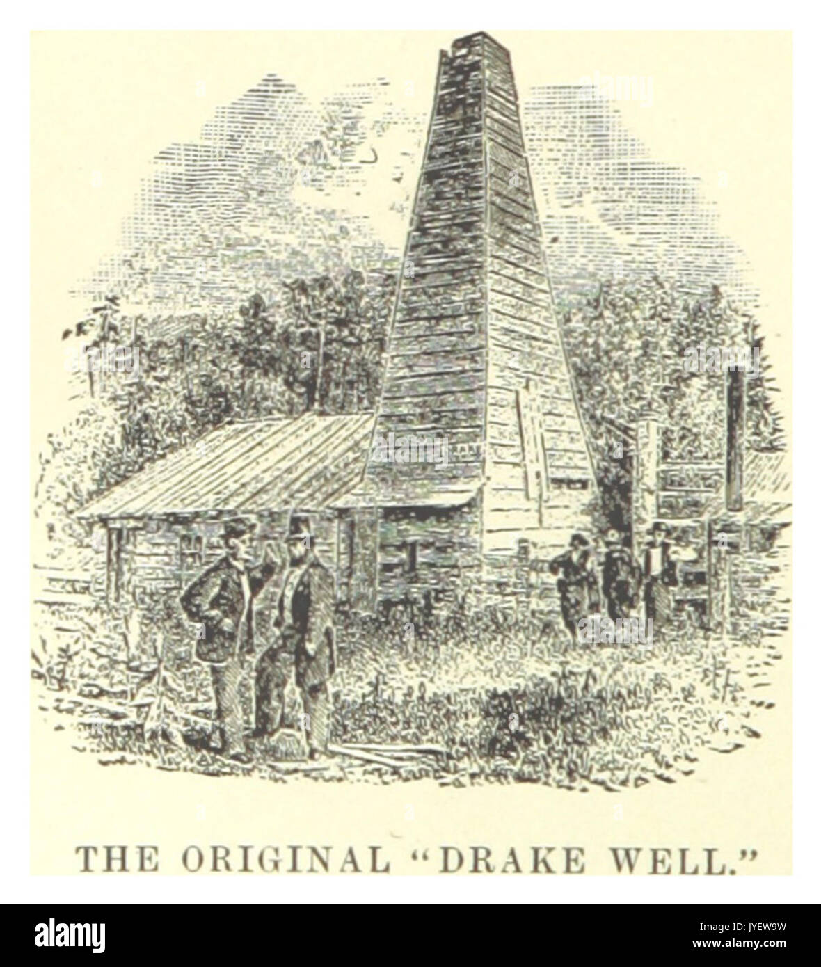 HENRY(1873) p342 BETHLEHEM (PA), THE ORIGINAL DRAKE WELL Stock Photo ...