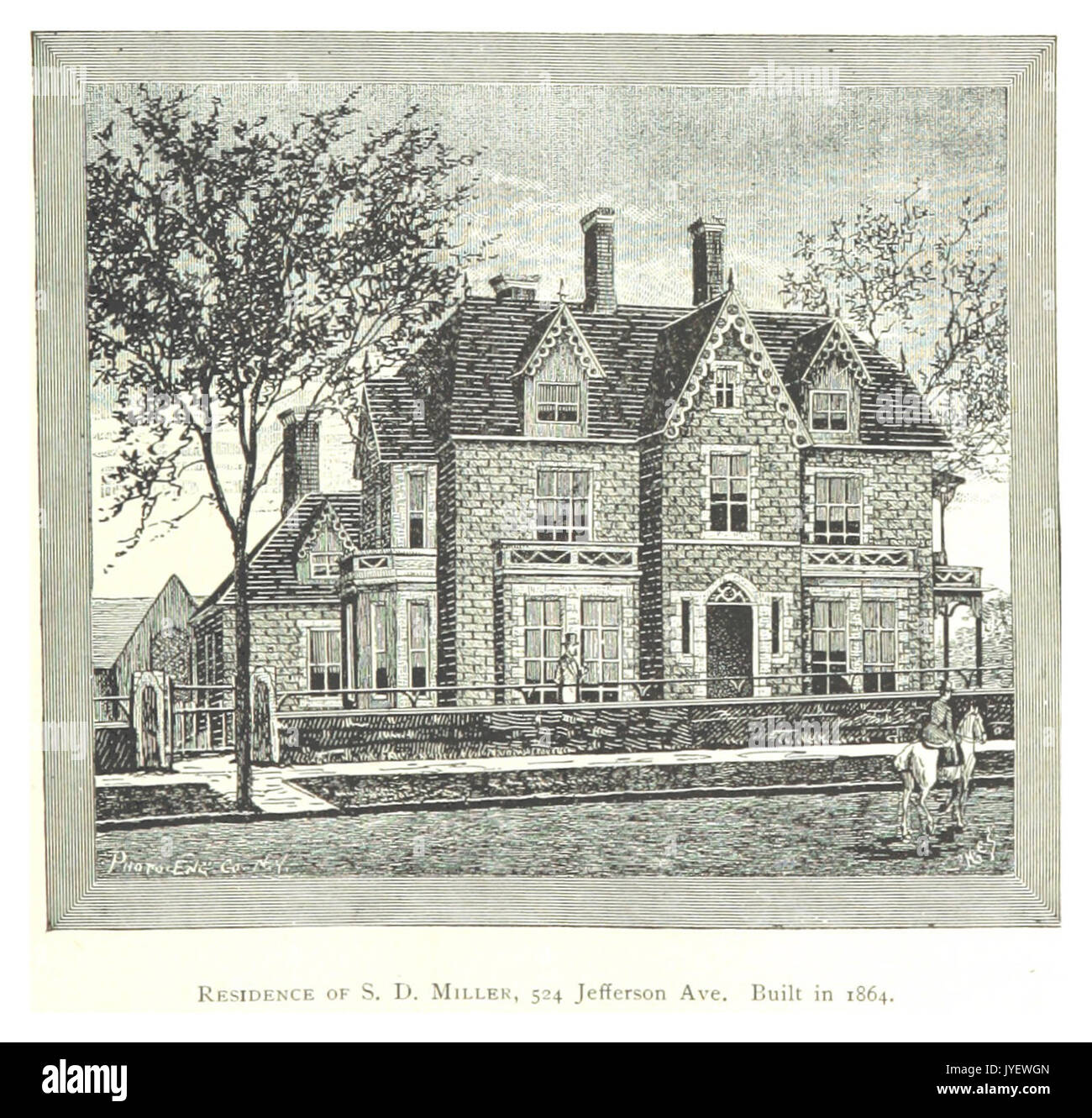 A historical description of the residence of S.D. Miller, located at ...