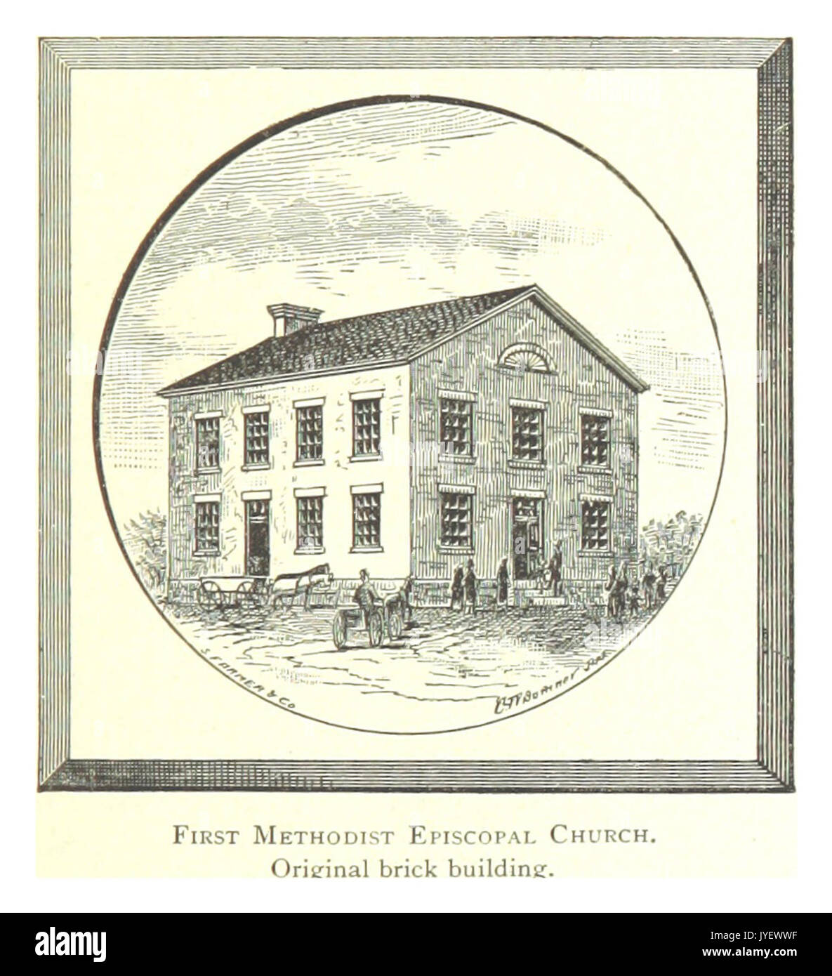 19th century brick buildings Cut Out Stock Images & Pictures - Alamy