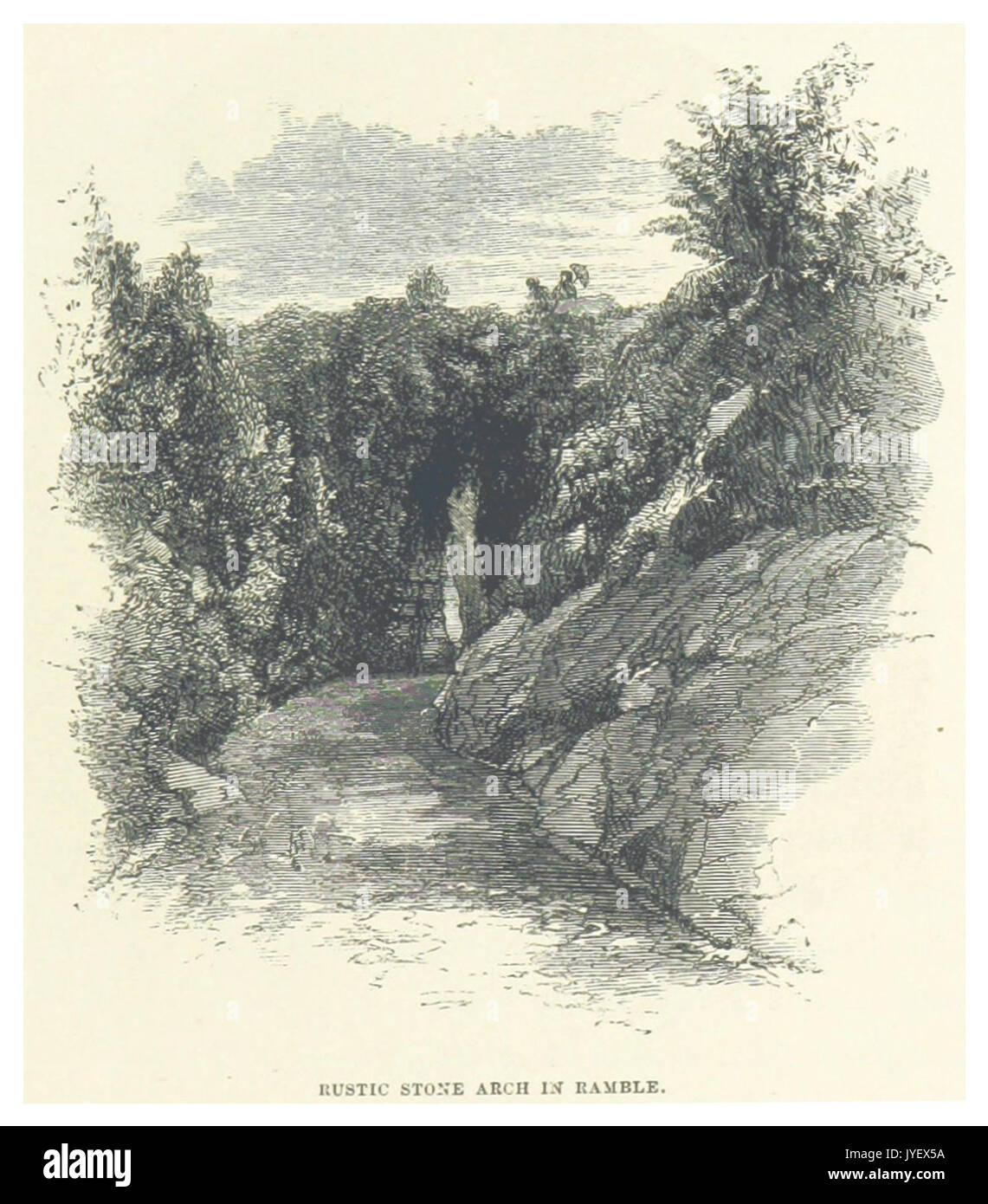 Stone in landscape design Cut Out Stock Images & Pictures - Alamy