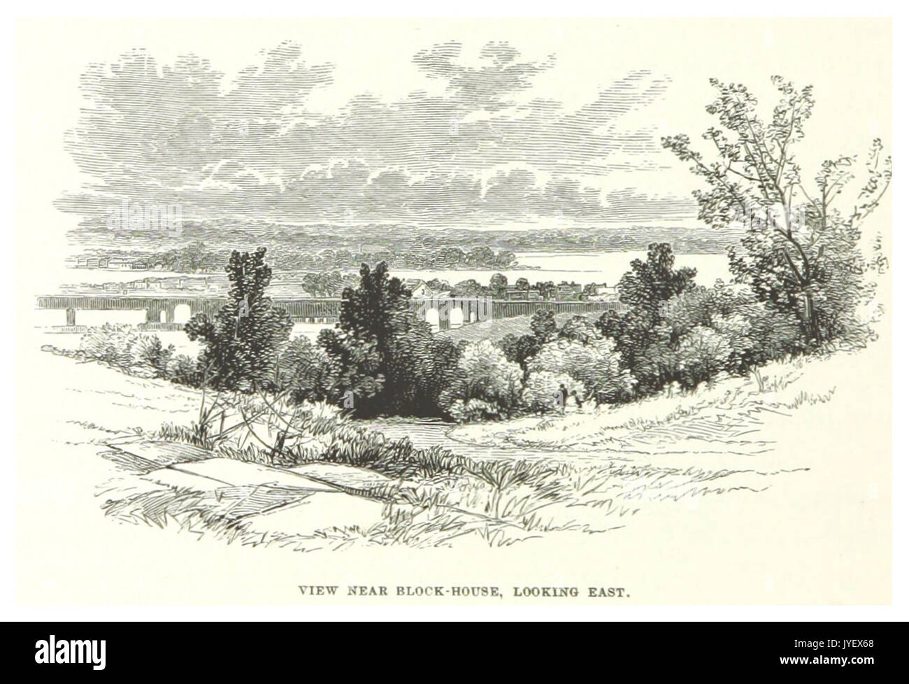 19th century view house Cut Out Stock Images & Pictures - Alamy