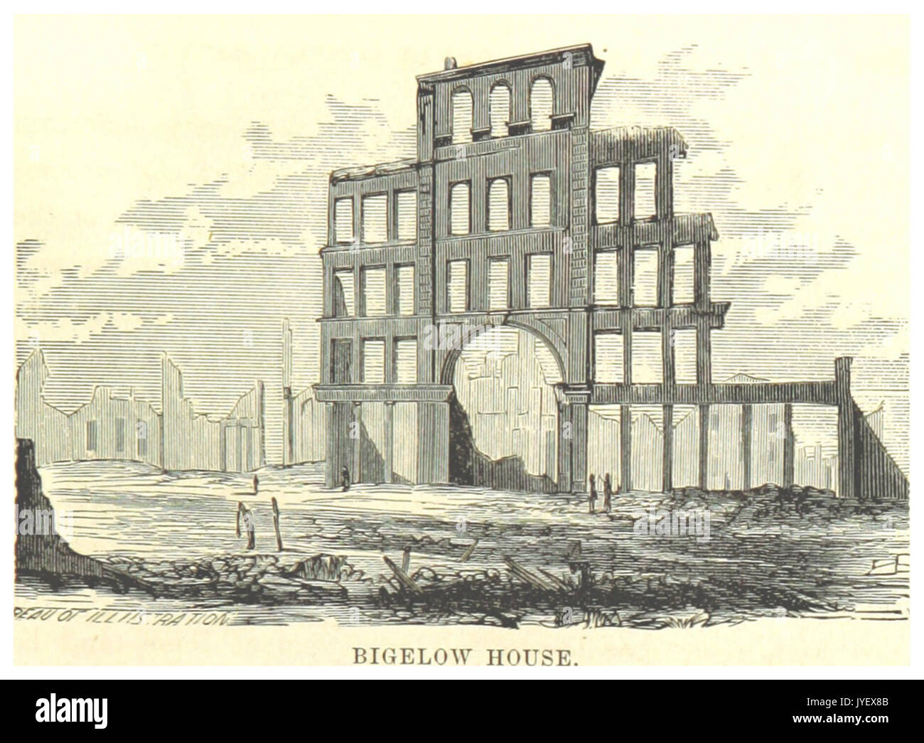 COLBERT(1871) p453 BIGELOW HOUSE Stock Photo - Alamy