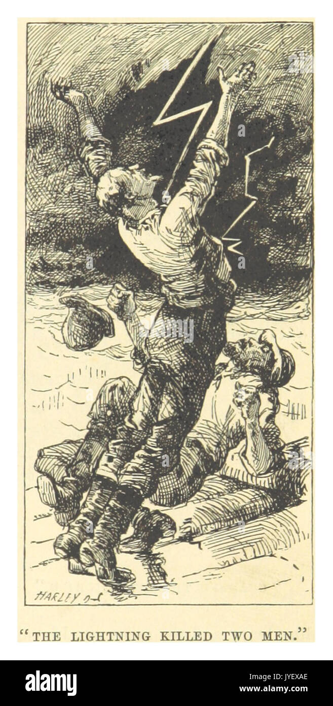 MARK TWAIN(1883) p061 THE LIGHTNING KILLED TWO MEN Stock Photo - Alamy