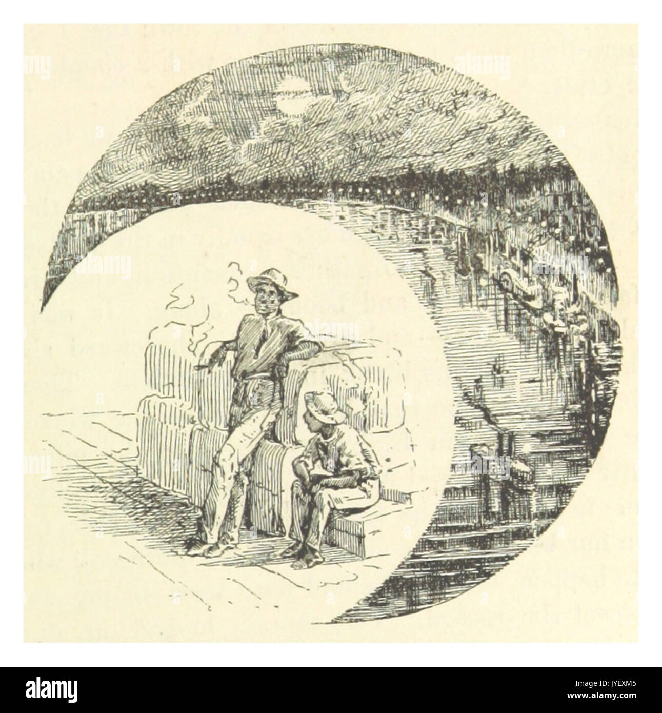 MARK TWAIN(1883) p505 THE NIGHT APPROACH Stock Photo - Alamy