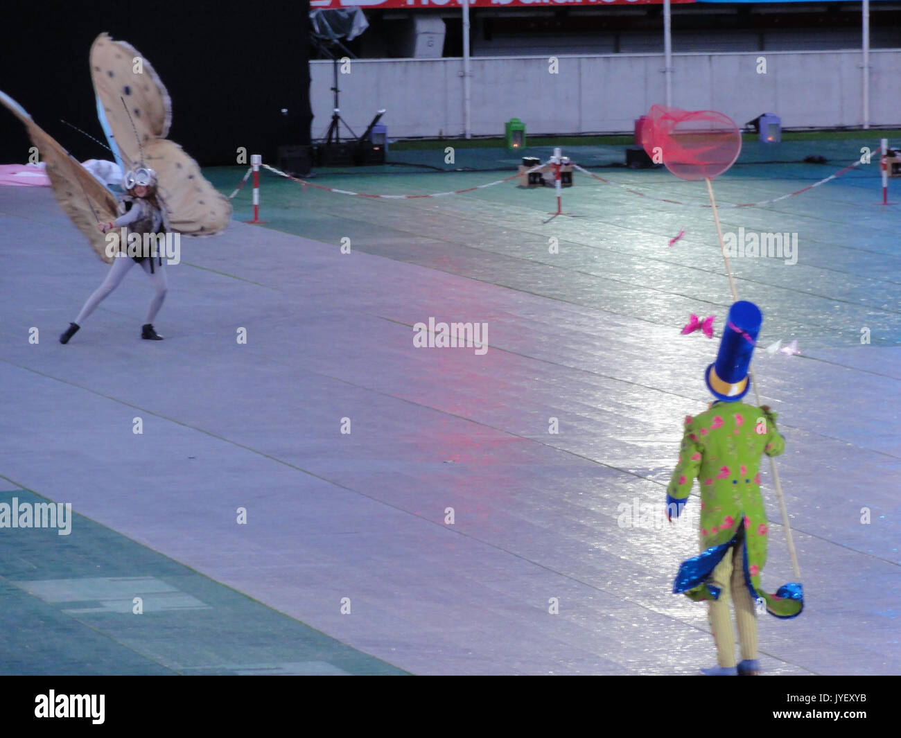 This photograph captures the 2011 Nijmegen Four Days Marches, featuring ...