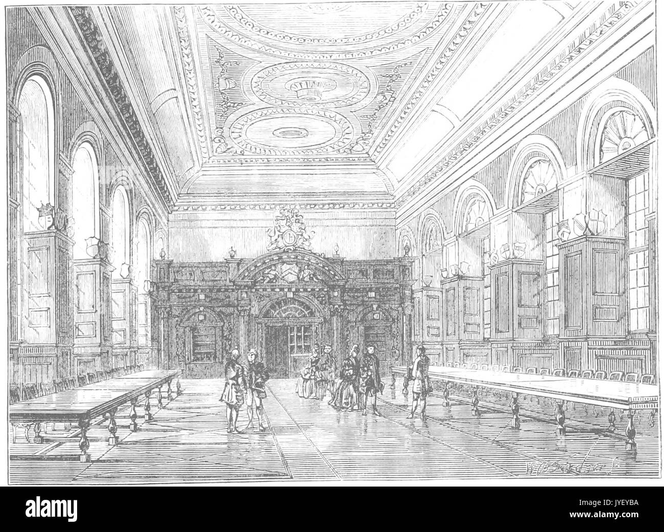 ONL (1887) 1.229 Interior of Stationers' Hall Stock Photo - Alamy