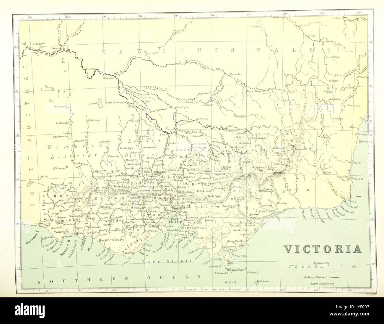 Map of victoria hi-res stock photography and images - Alamy