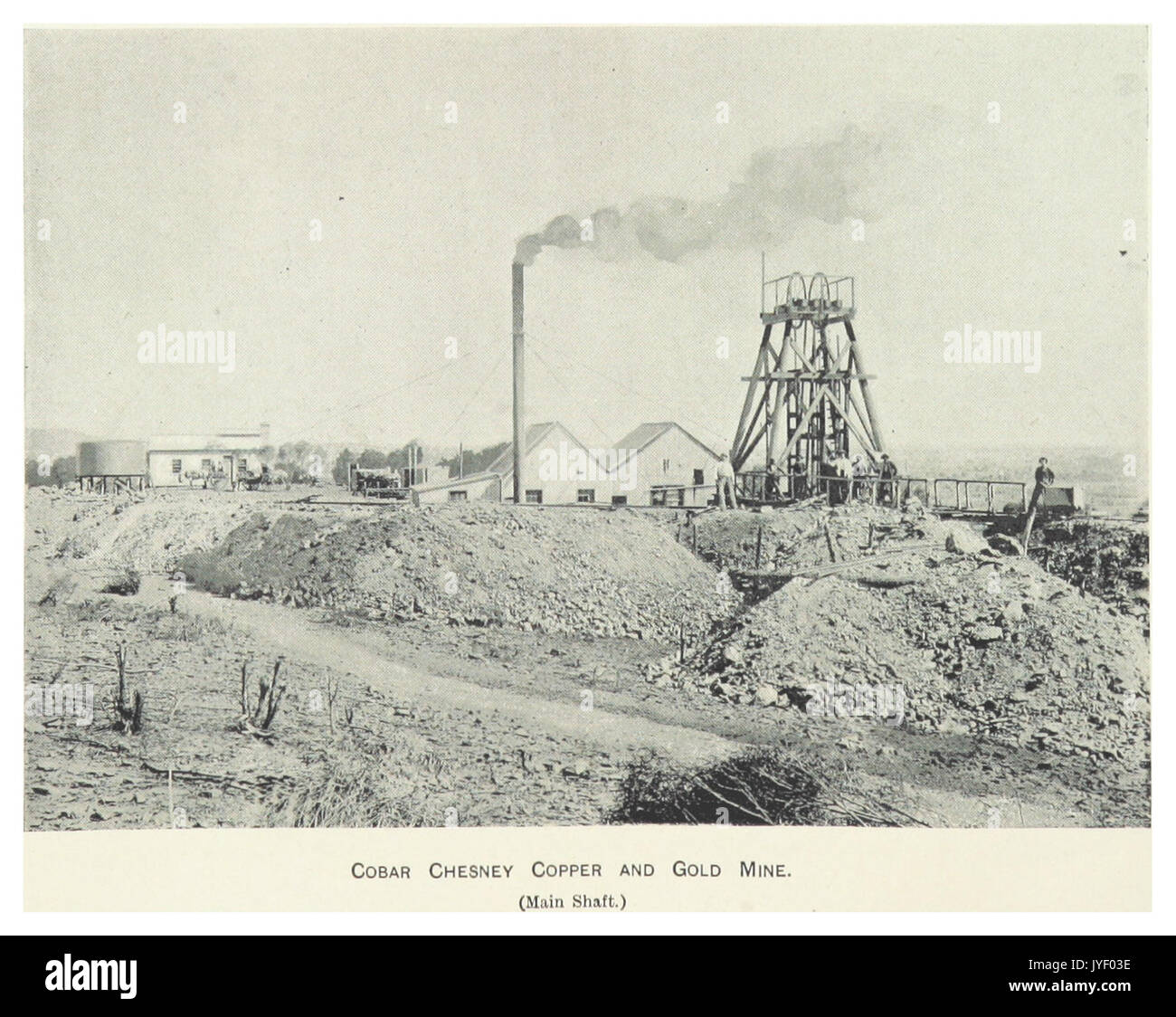 CARNE(1899) p098 COBAR CHESNEY COPPER AND GOLD MINE Stock Photo - Alamy